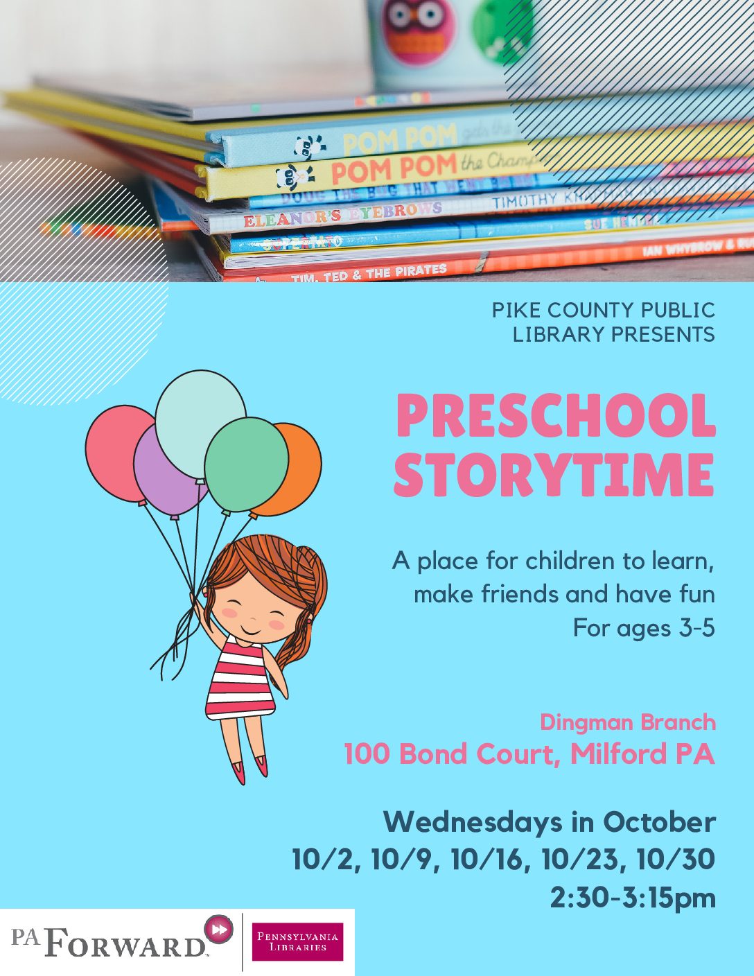 Preschool Storytime - Pike County Public Library