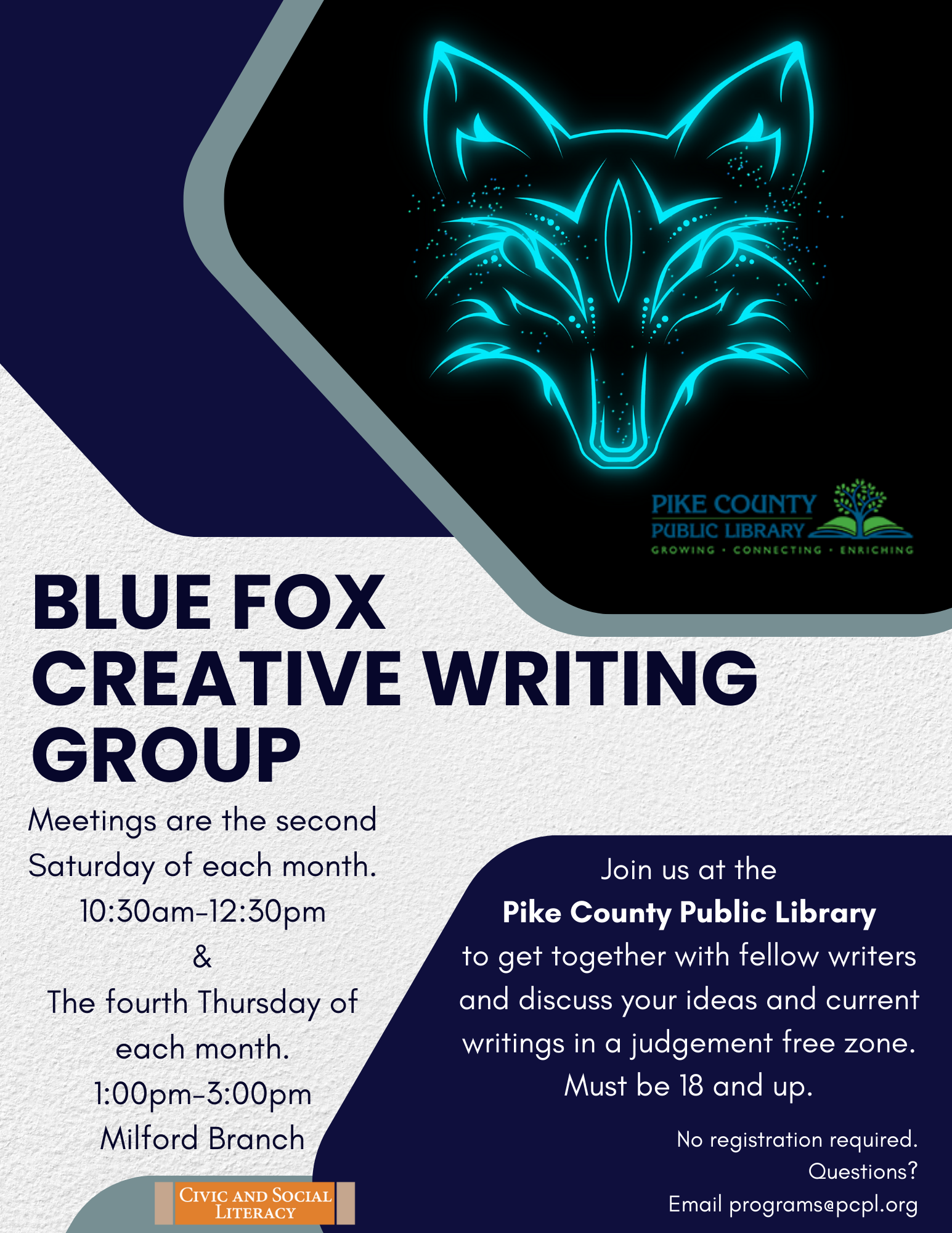 Blue Fox Creative Writing Group - Pike County Public Library