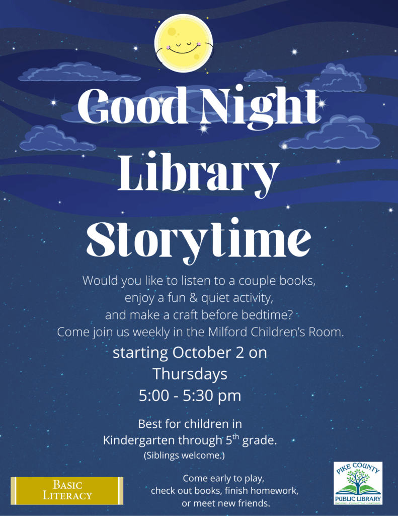 Good Night Library Story Time - Pike County Public Library